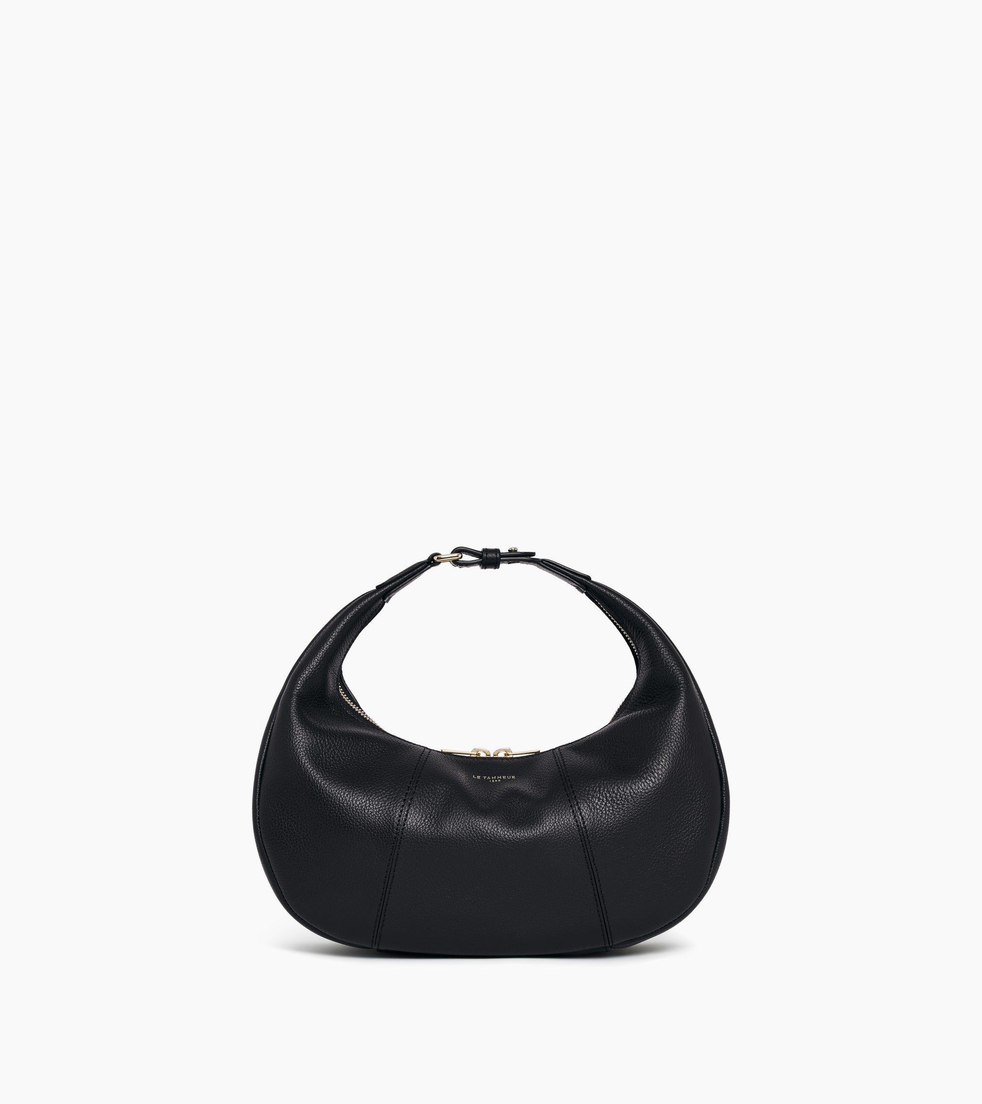 Small Hobo Bag in grained leather